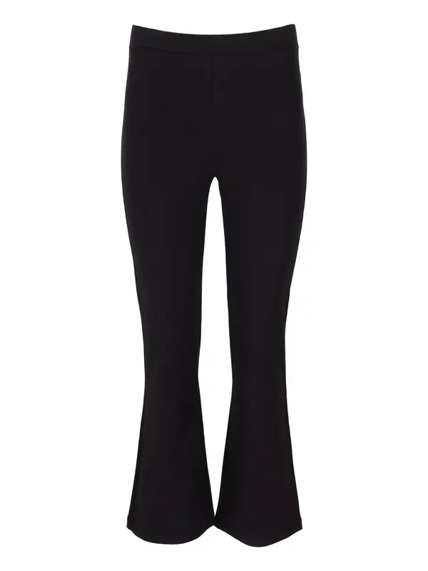 LA ROSE Wide Leg Leggings - Black