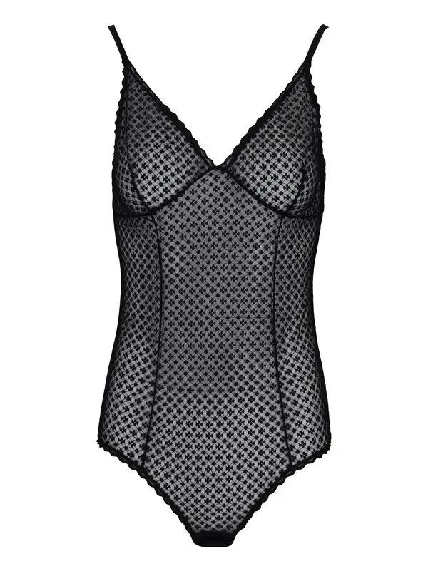 LAURA URBINATI Body Stretch Plumetis - Black
