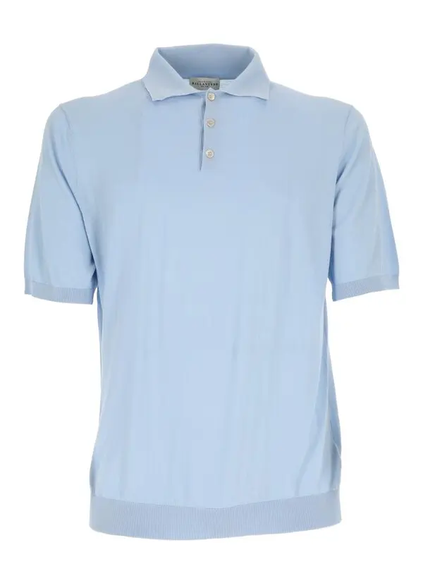 BALLANTYNE Short Sleeves Polo - Blu