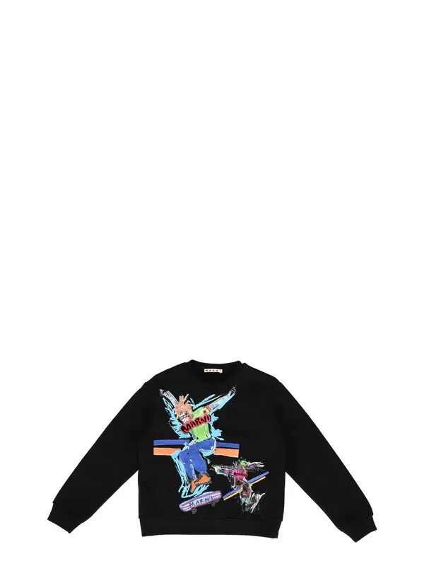 Marni Ms363u Felpa Sweatshirt - Red