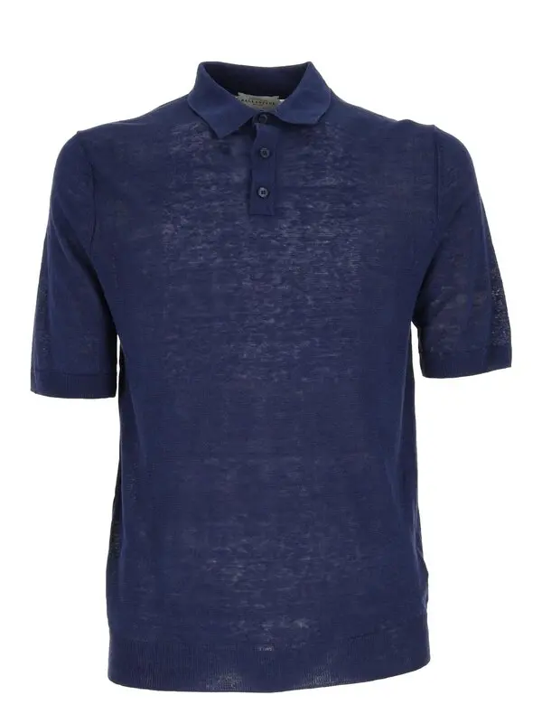 BALLANTYNE Short Sleeves Polo - Blu