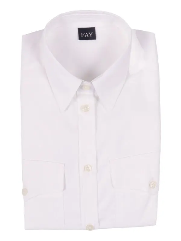 FAY Cotton Shirt - White