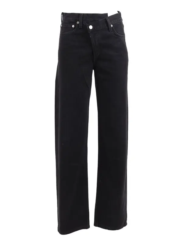 AGOLDE Arc Criss Cross Jeans - Red
