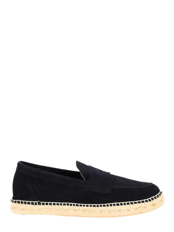 ABARCA Uomo Leather Loafers - Blu