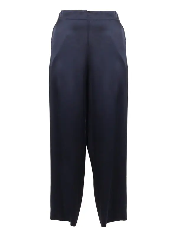 CLIPS Largo Wide Leg Trousers - Blu