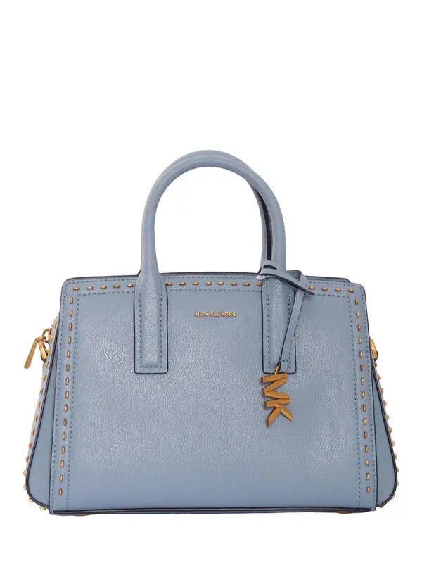 Michael Kors Studded Satchel - Blue