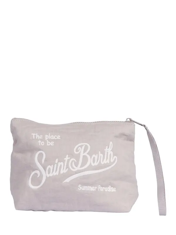 MC2 SAINT BARTH Aline Soft Linen Clutch - Other