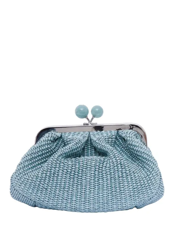 Max Mara Palma Clutch Bag - Blue