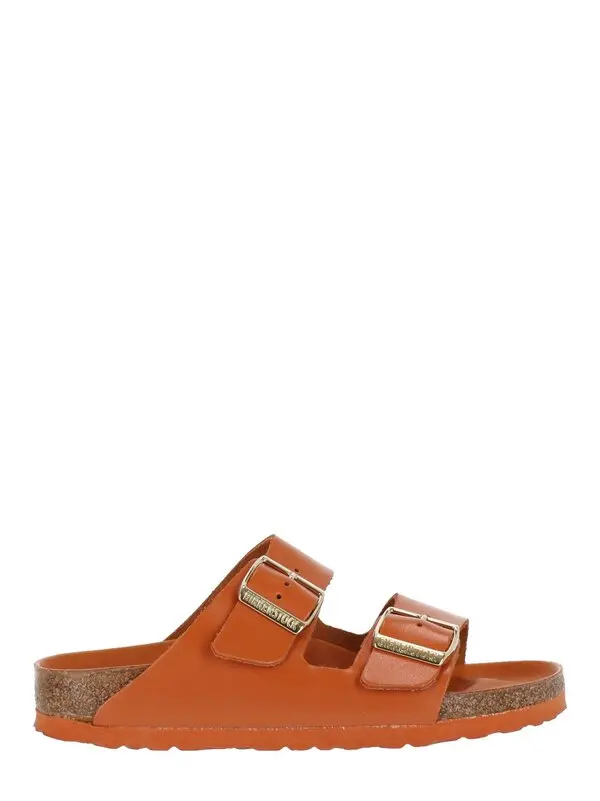 BIRKENSTOCK Arizona Hex Kurkuma Amalfi Natural Leather Sandals - Other
