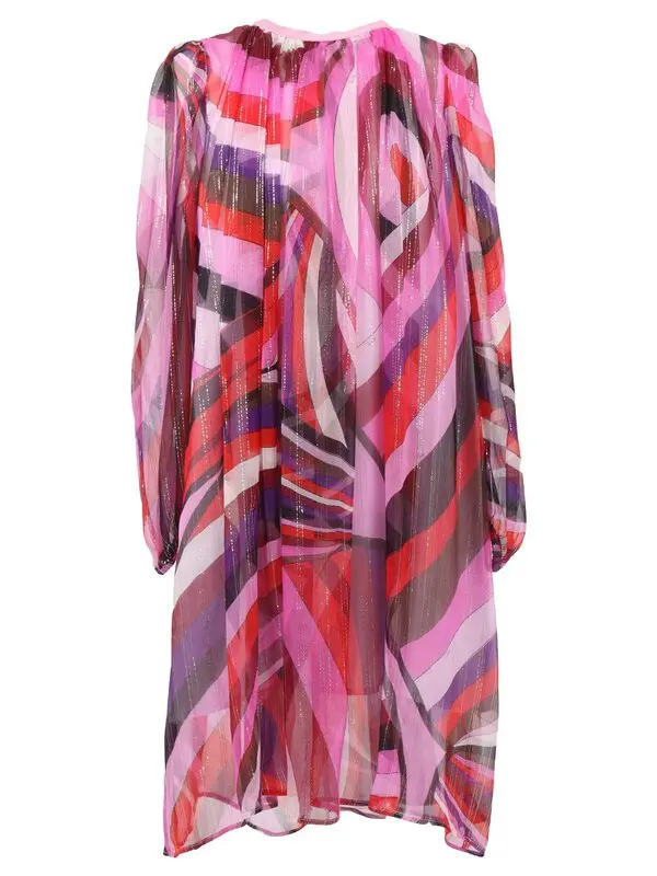 Emilio Pucci Printed Dress - Fuchia