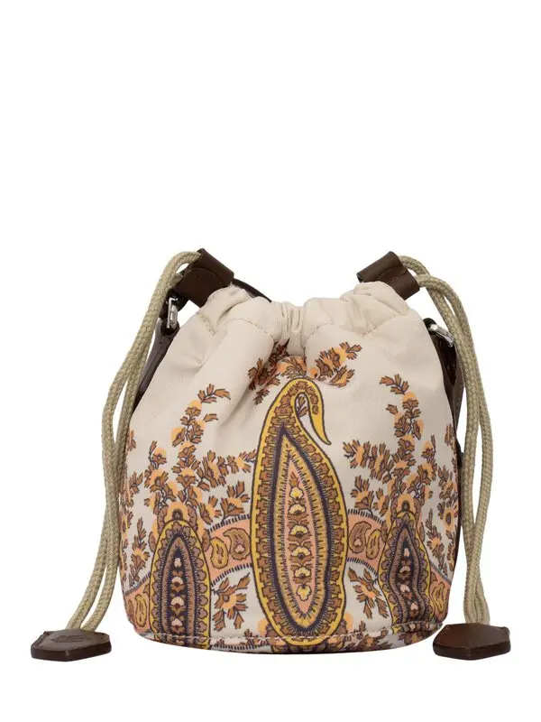 Etro Paisley Print Drawstring Shoulder Bag - Other