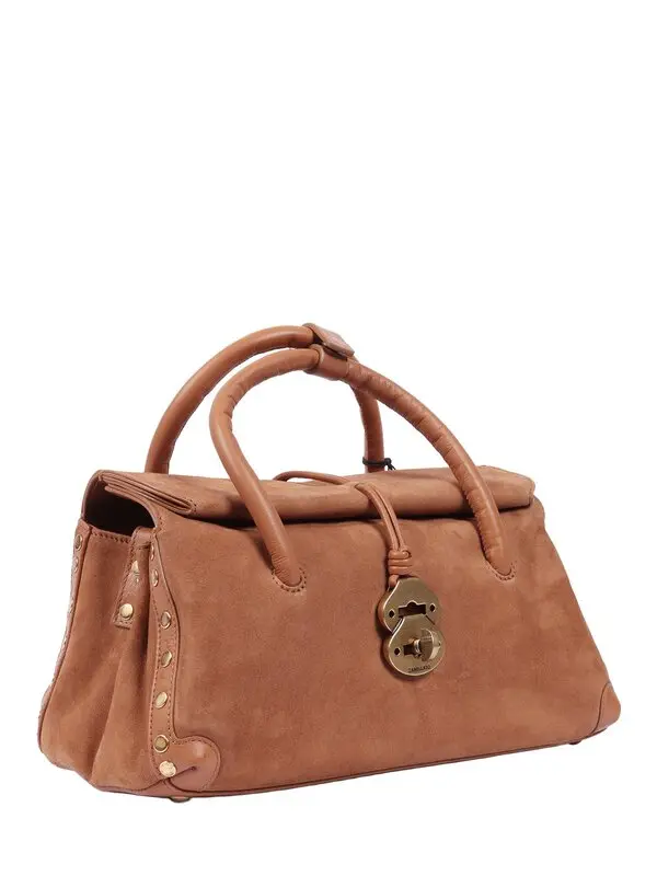 ZANELLATO SRL Dotta Zashmere & Cactus Top Handle Bag - Red
