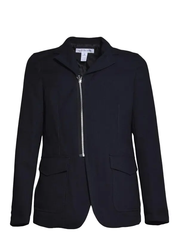 Comme Des Garçons Zip-up Tailored Jacket - Blu
