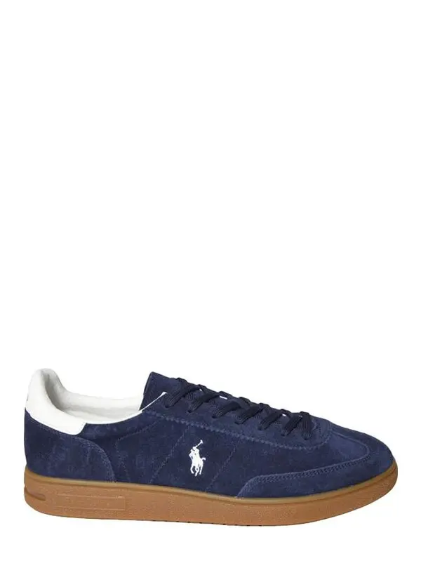 Polo Ralph Lauren Lace-up Suede Sneakers - Blu