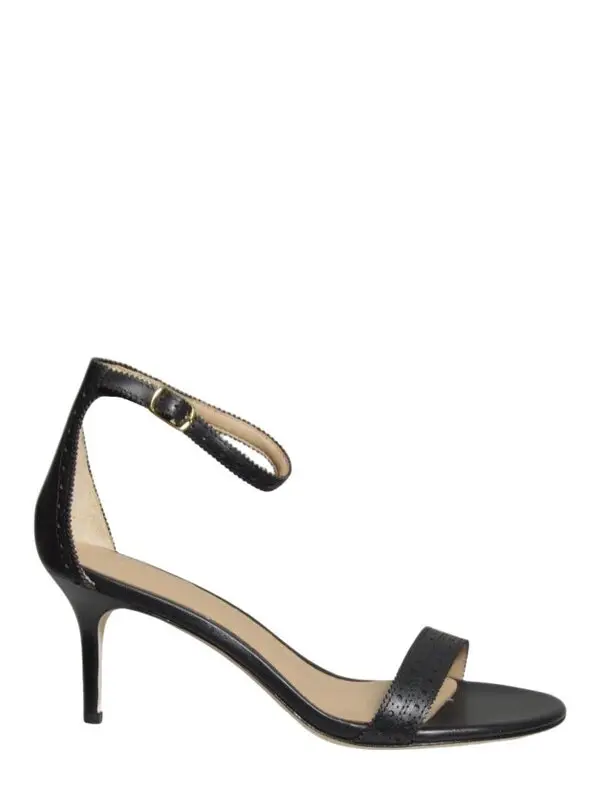 Ralph Lauren Heeled Sandals With Ankle Strap - Nero