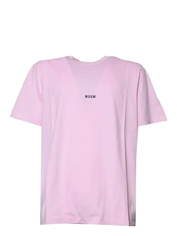 MSGM Classic Logo T-shirt - Rosa