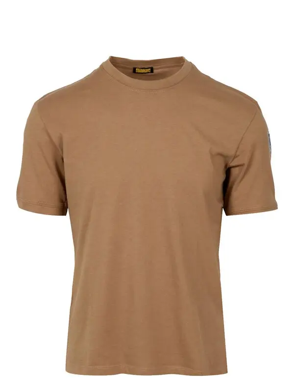 BLAUER. T-shirt With Logo Shield - Hazel