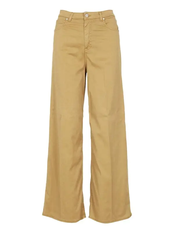 CRUNA Palazzo Leg Trousers - Olio