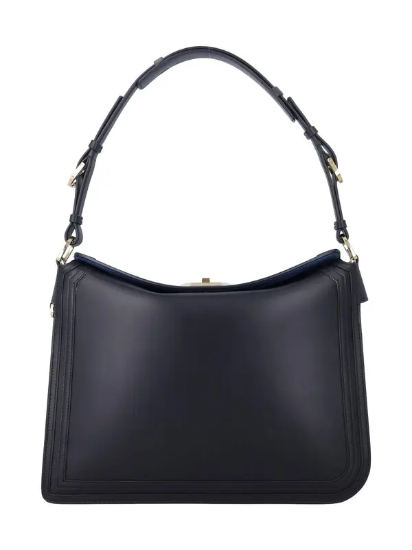 LANVIN Leather Compagnon Bag - Nero