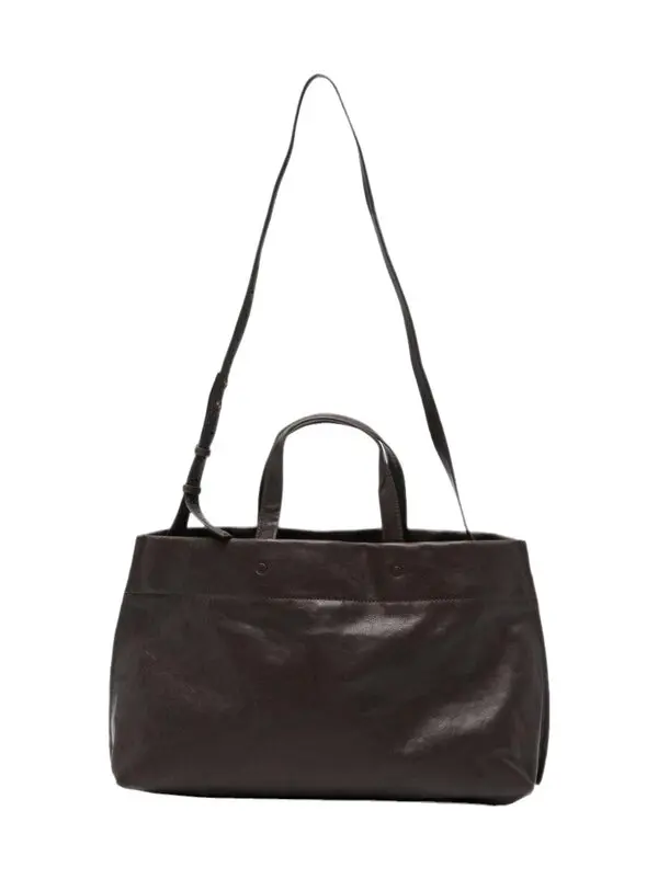 LIHANN GEORGE Elli Leather Tote Bag - Brown