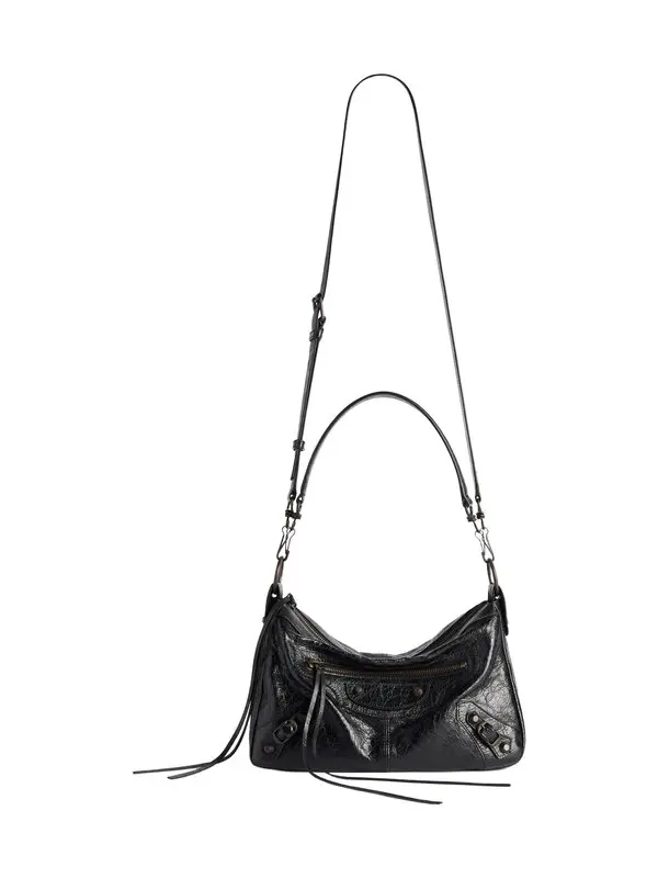Balenciaga Le City Moto Bag - Black