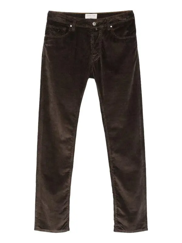Jacob Cohen Velvet Slim Fit Jeans - Brown