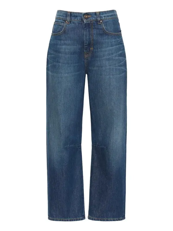 Max Mara Barrel Leg Jeans - Indigo