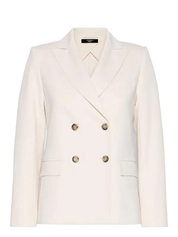 Max Mara Double-breasted Jacket - Ivory