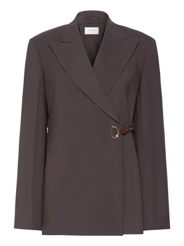 Sportmax Cinta Belted Blazer - Black