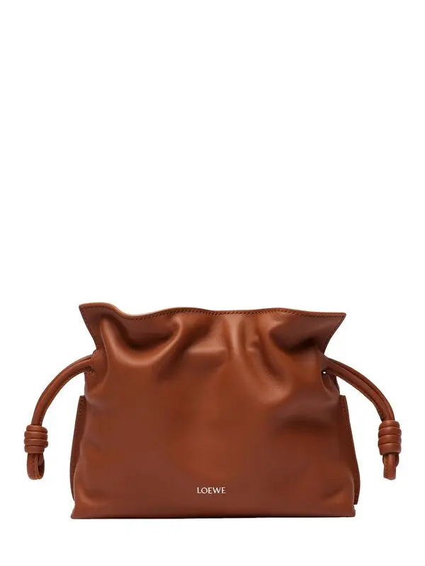 Loewe Flamenco Mini Clutch - Brown
