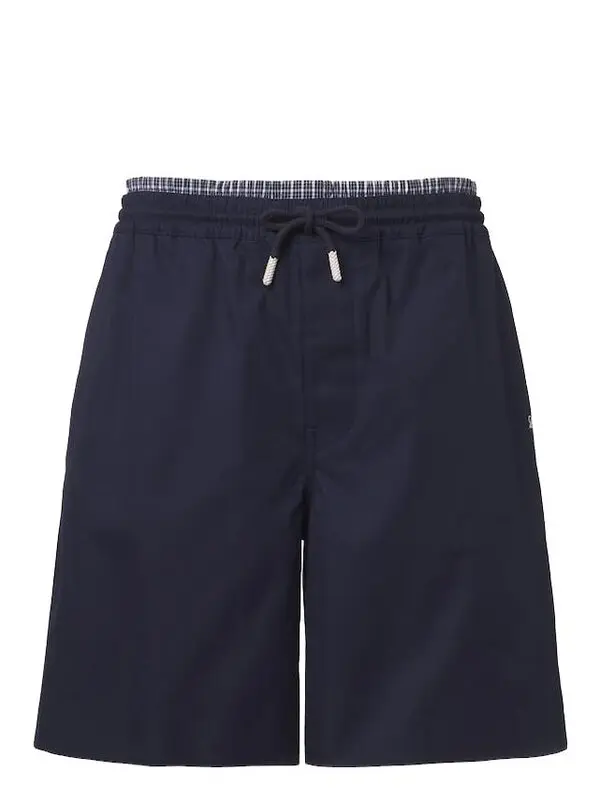 Loewe Cotton Bermuda Shorts - Blue