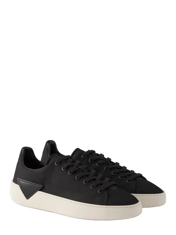 Prada Re-nylon Court Sneakers - Black
