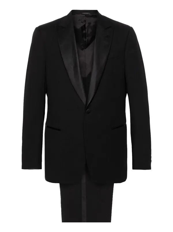Giorgio Armani Wool Suit - Black