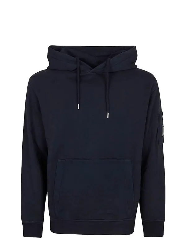 C.P. COMPANY Cotton Hoodie - Blue