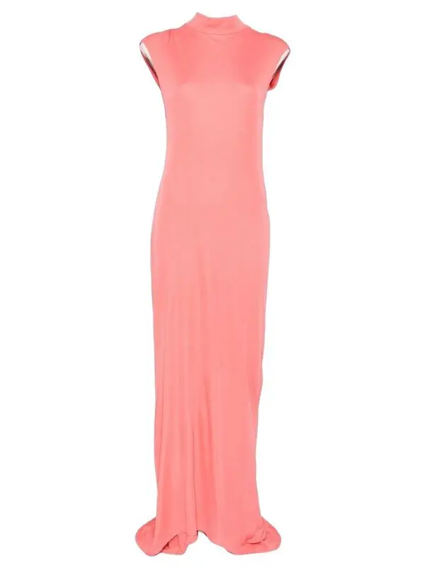 TOM FORD Long Evening Dress With Cut-out Detail - Red