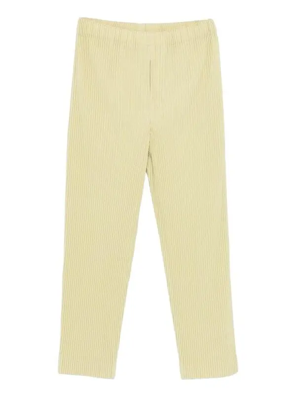 Issey Miyake Pleated Trousers - Green