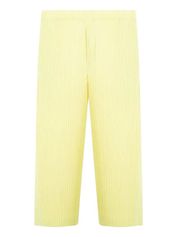 Issey Miyake Pleated Trousers - Yellow