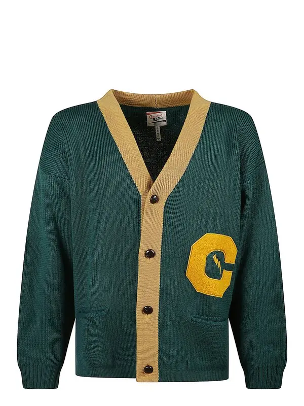 Champion Wool Cardigan With Emblem - Multi