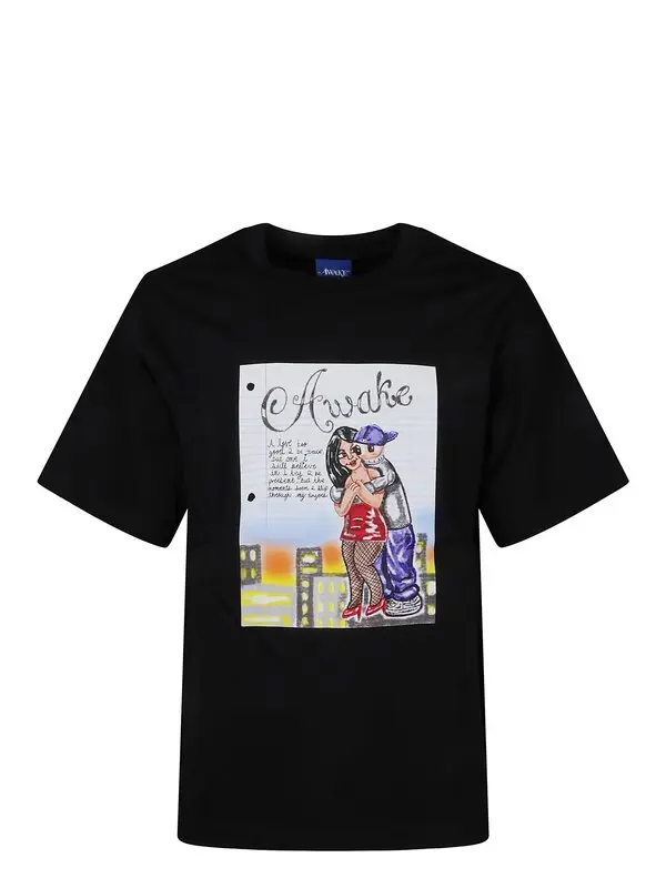 AWAKE NY Hug Tee T-shirt - Black