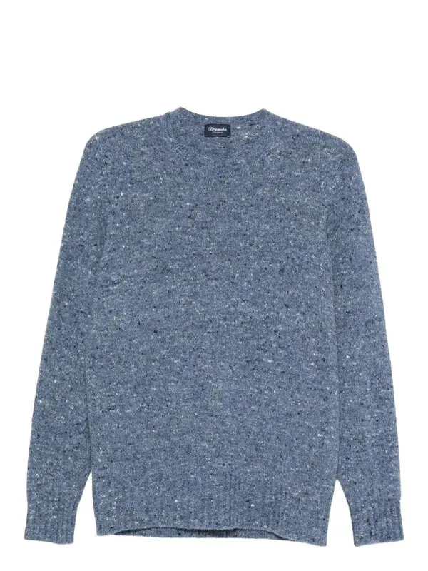 DRUMOHR Round Neck Sweater - Blue