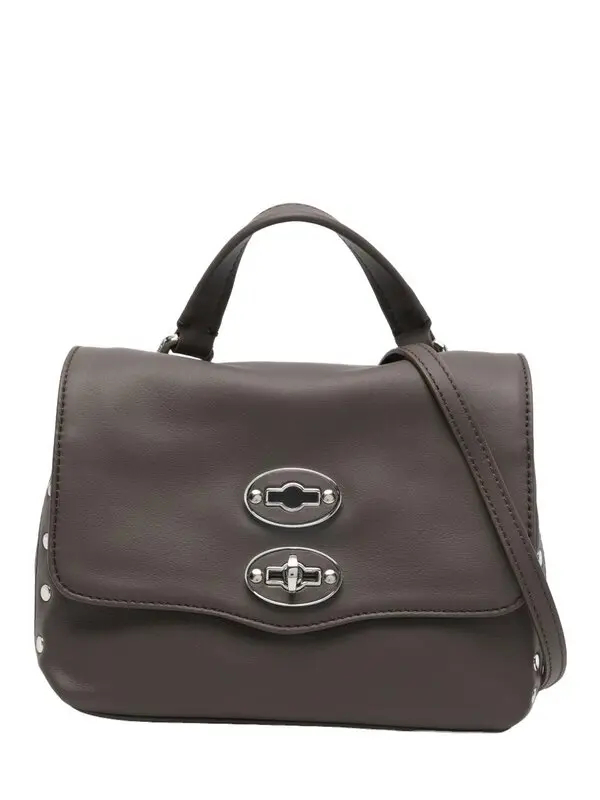 ZANELLATO Postina Saeta Baby Leather Handbag - Brown