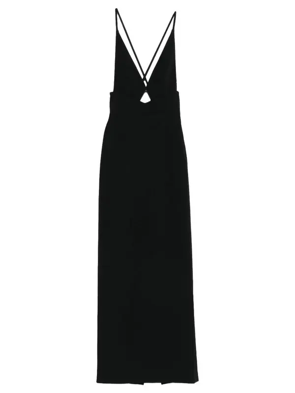 Solace London Milly Midi Dress - Black
