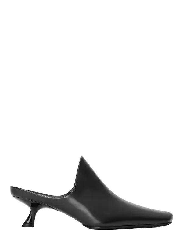 Loewe Emily Leather Mules - Black