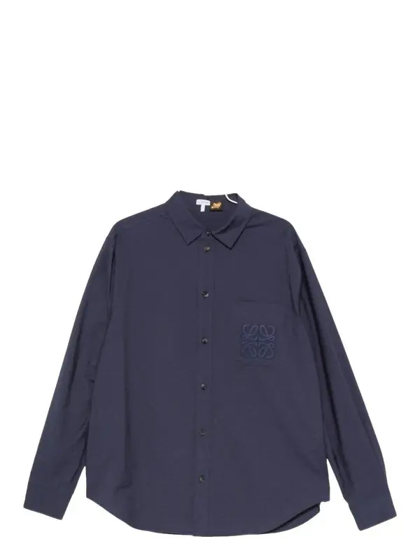 Loewe Cotton Blend Shirt - Blue