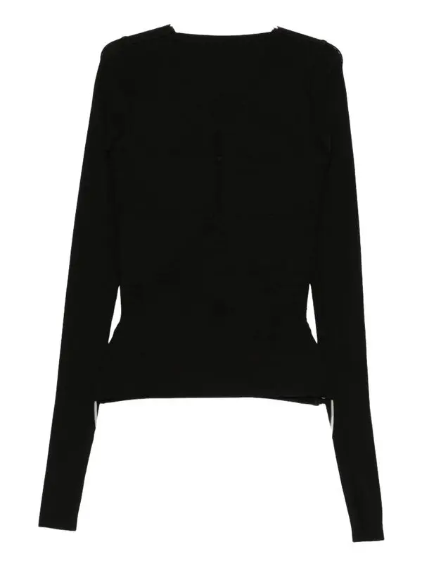 Rick Owens Long Sleeve Top - Black