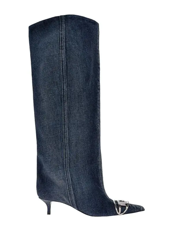 DIESEL® Venus Denim Boots - Blue