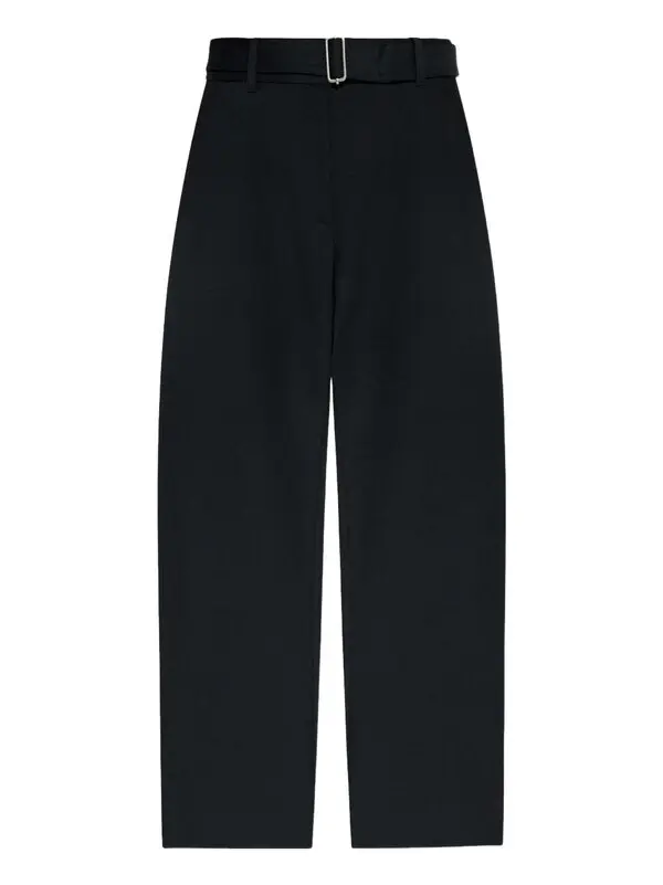 Studio Nicholson Sculptural Belted Trousers - Black