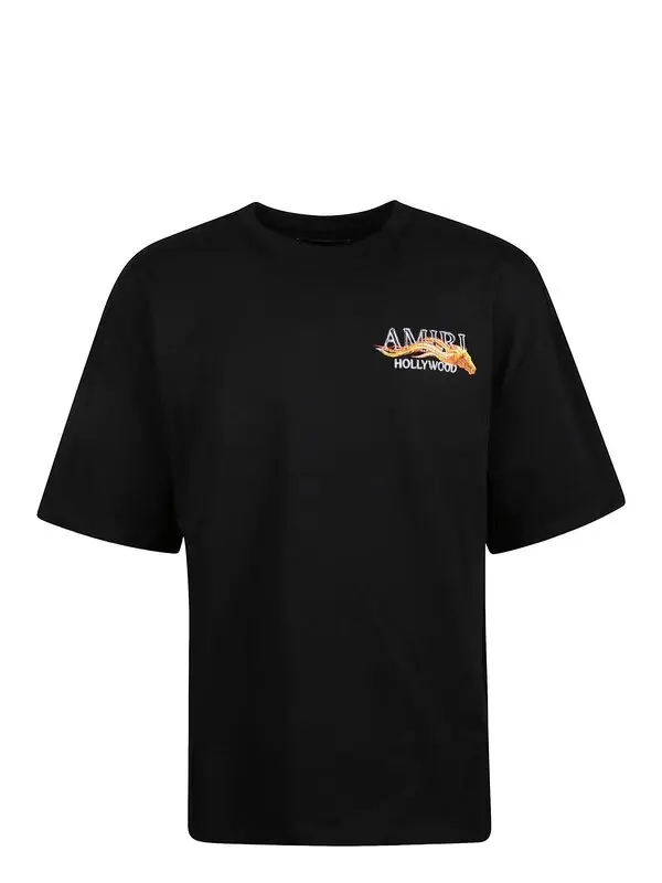 Amiri T-shirt With Logo - Black