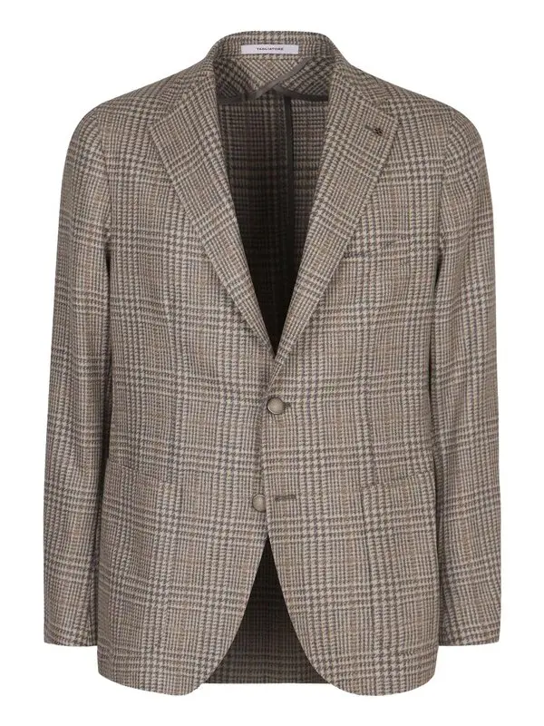 Tagliatore Montecarlo Wool Jacket - Grey