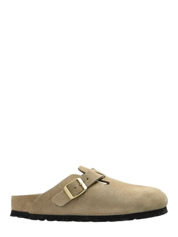 BIRKENSTOCK Boston Clogs With Buckle Detail - Grey